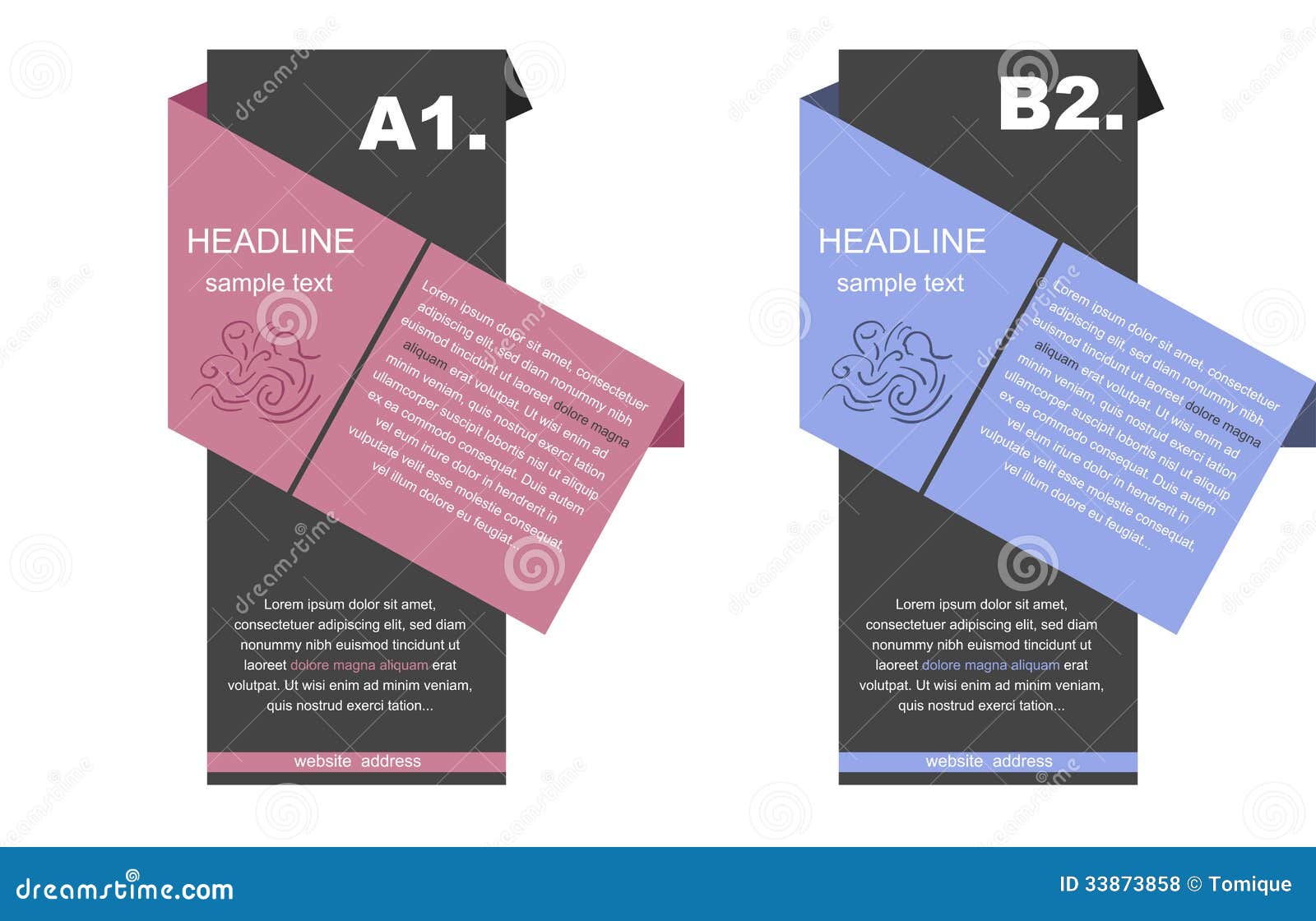 Creative columns stock illustration. Illustration of website - 33873858