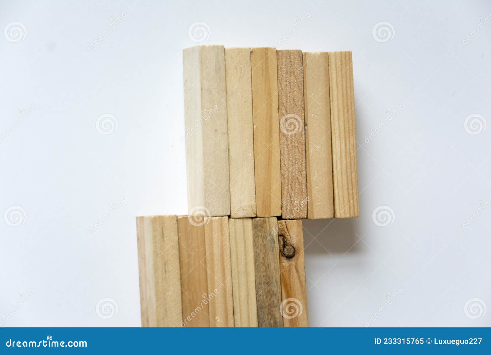 Creative Combination of Wood Blocks Stock Image - Image of colors ...