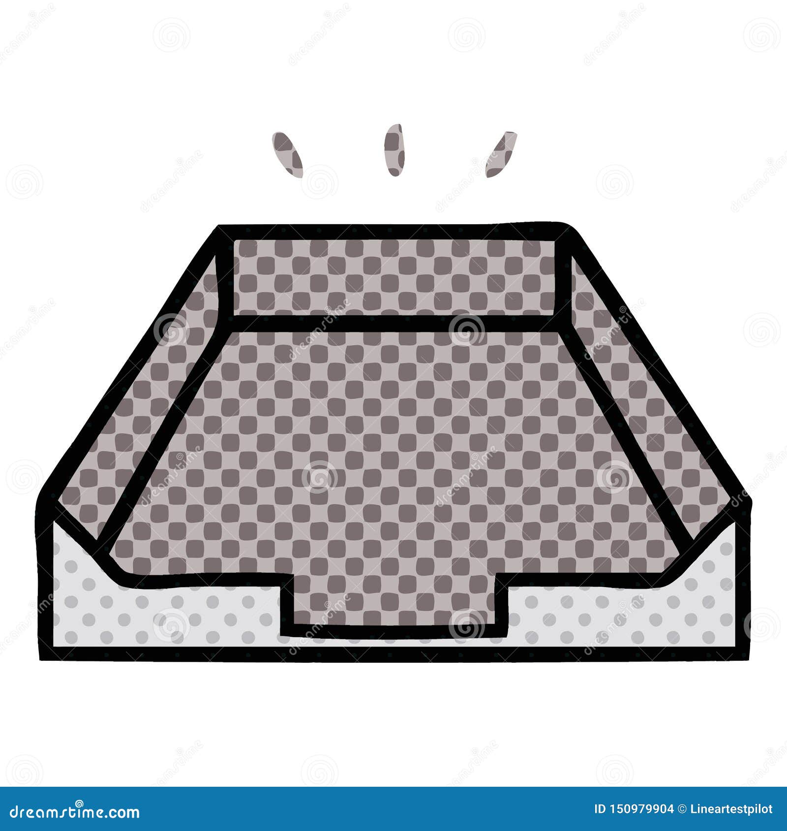 A Creative Comic Book Style Cartoon in Box Stock Vector - Illustration ...