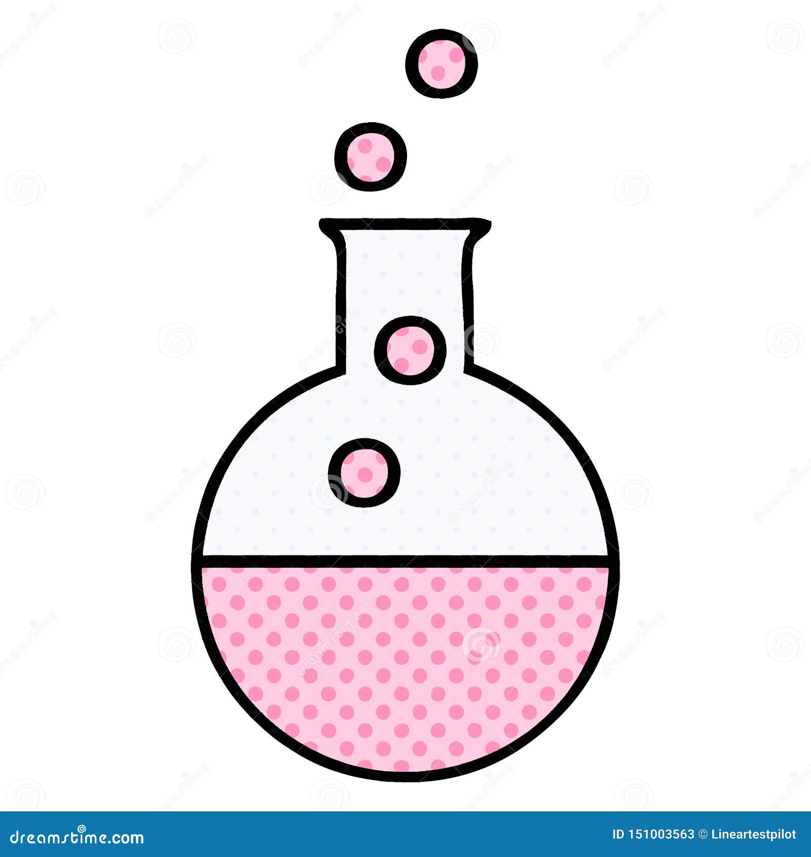 A Creative Comic Book Style Cartoon Science Experiment Stock Vector ...