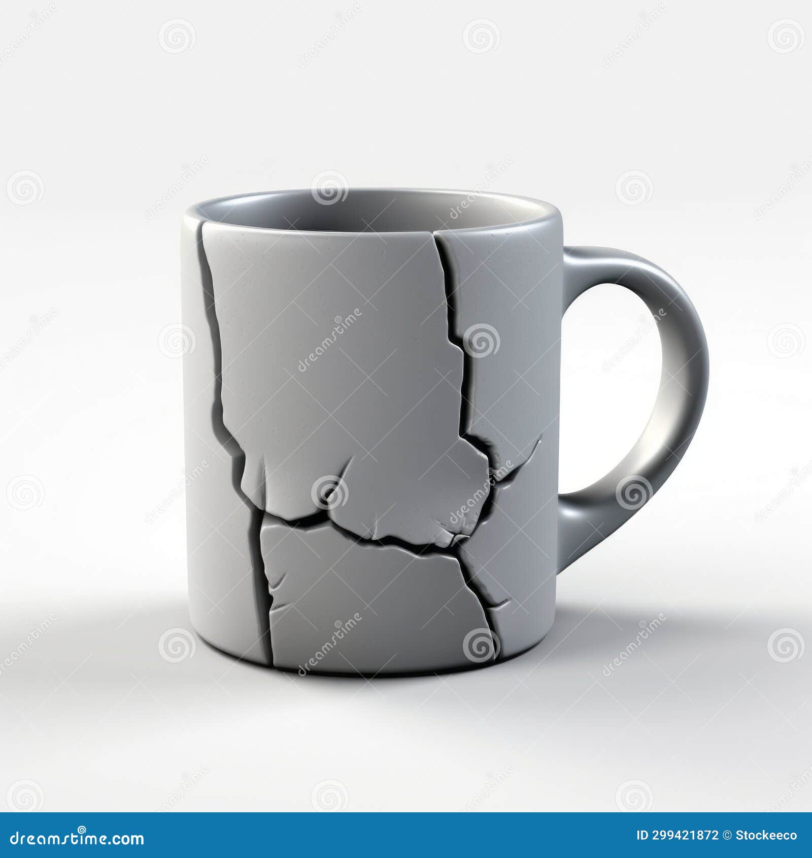 Creative Commons Attribution Ceramic Coffee Mug with Zbrush Style Stock ...