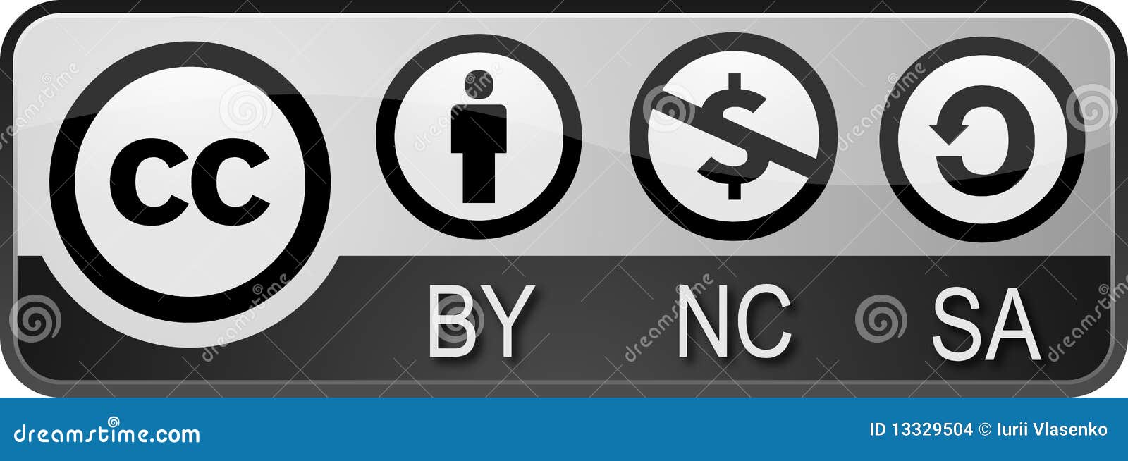 Creative commons by NC SA stock illustration. Illustration of legal ...