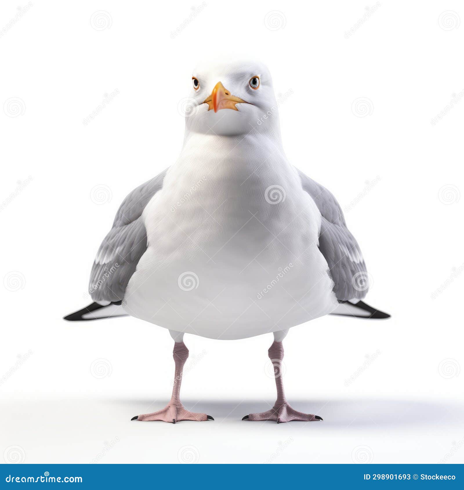 Creative Commons Seagull: a Humorous Daz3d Style Installation Stock ...