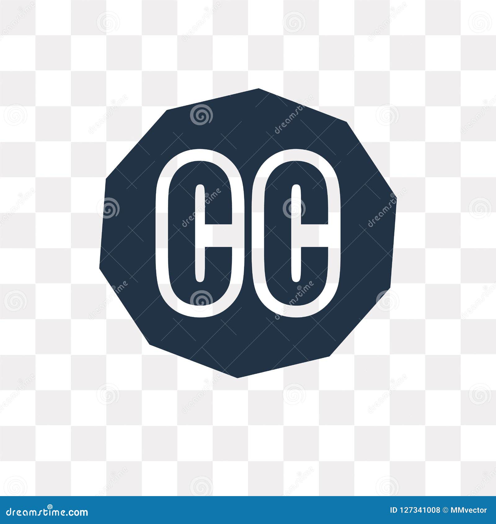 Creative Commons Vector Icon Isolated on Transparent Background ...