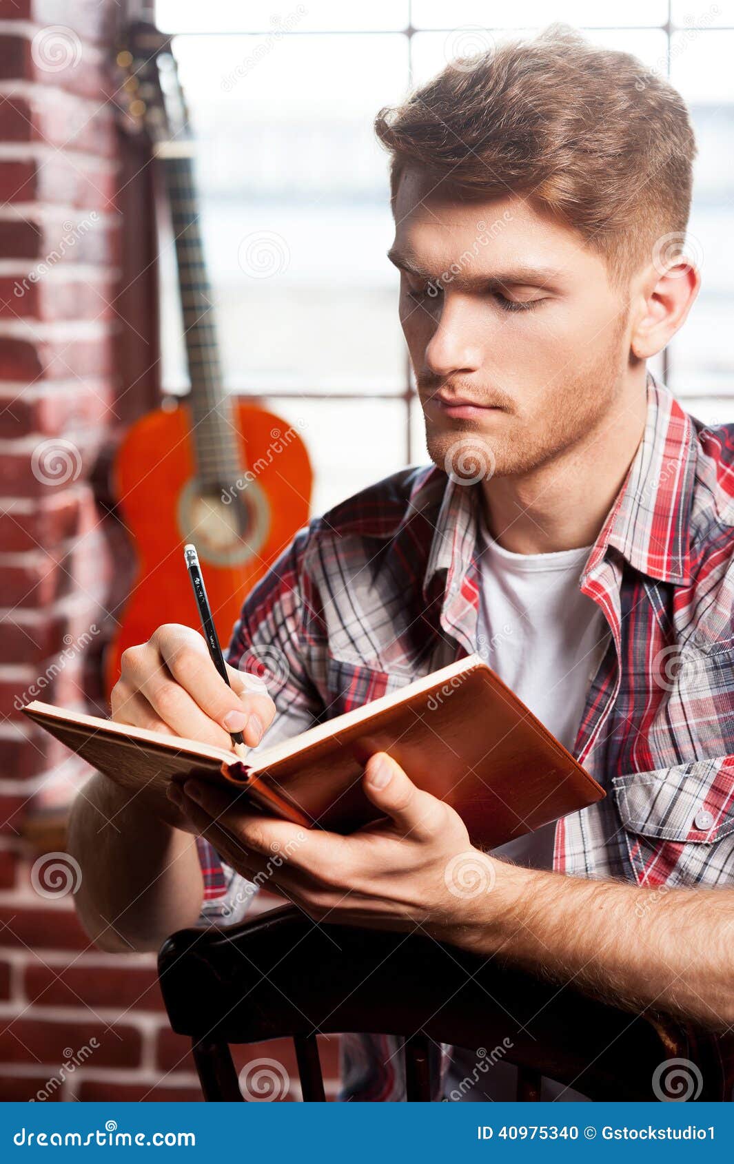 Creative composer. stock photo. Image of adult, handsome - 40975340