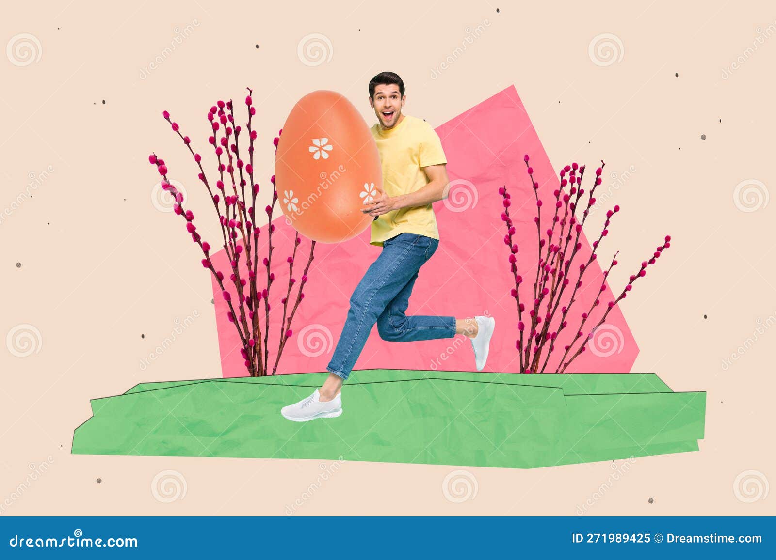 Creative Composite Abstract Concept Photo Collage Of Arms Hold Couple