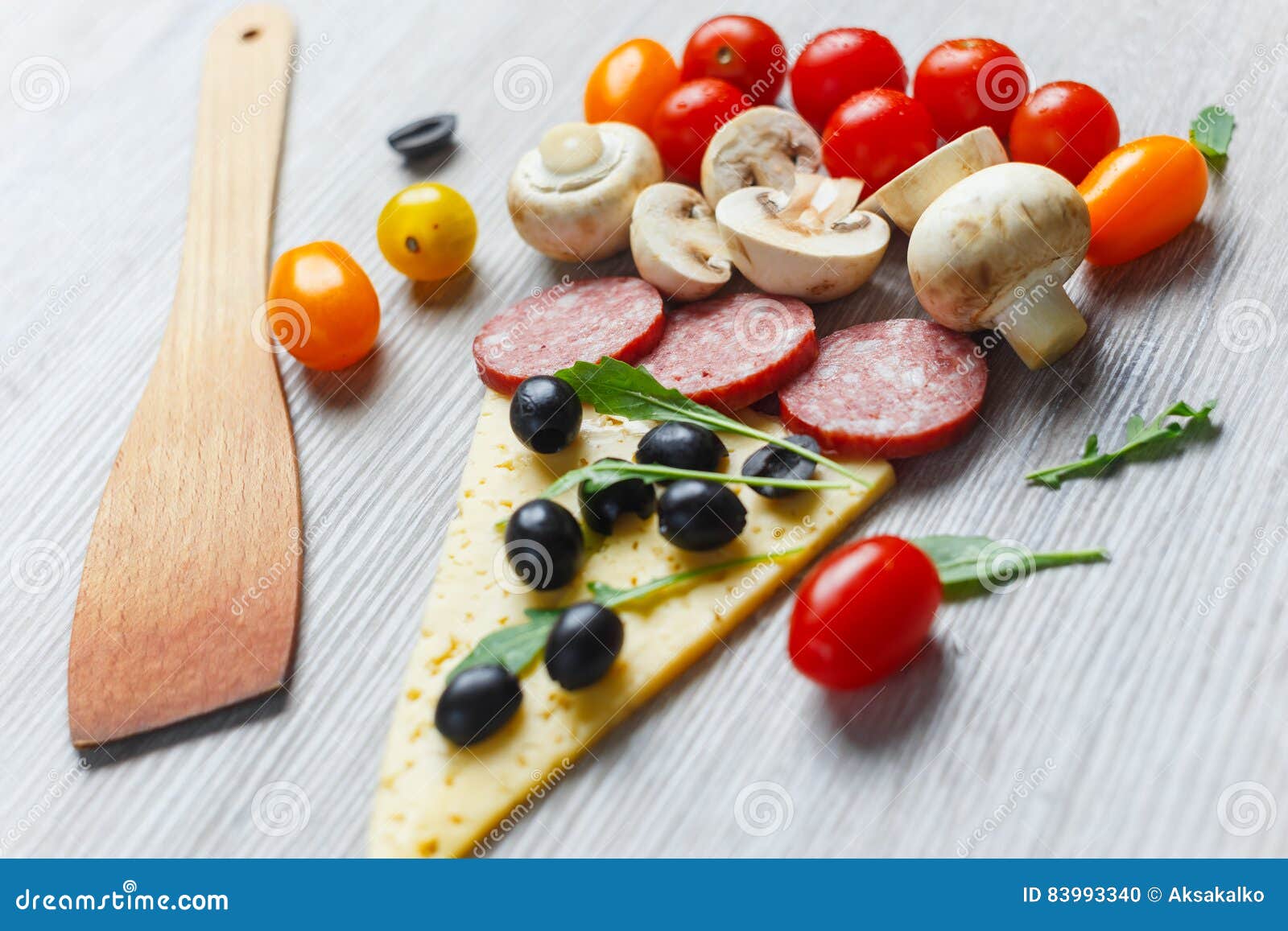 Creative Composition of Ingredients Stock Photo - Image of homemade ...