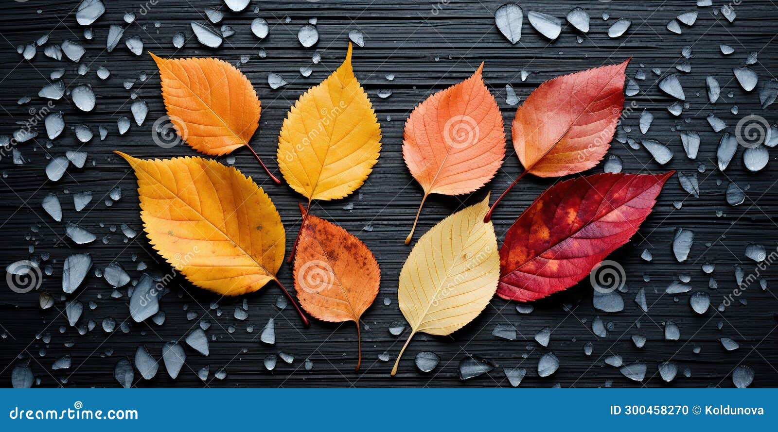 Creative Compositions Utilizing Fallen Leaves , Concept of Nature ...