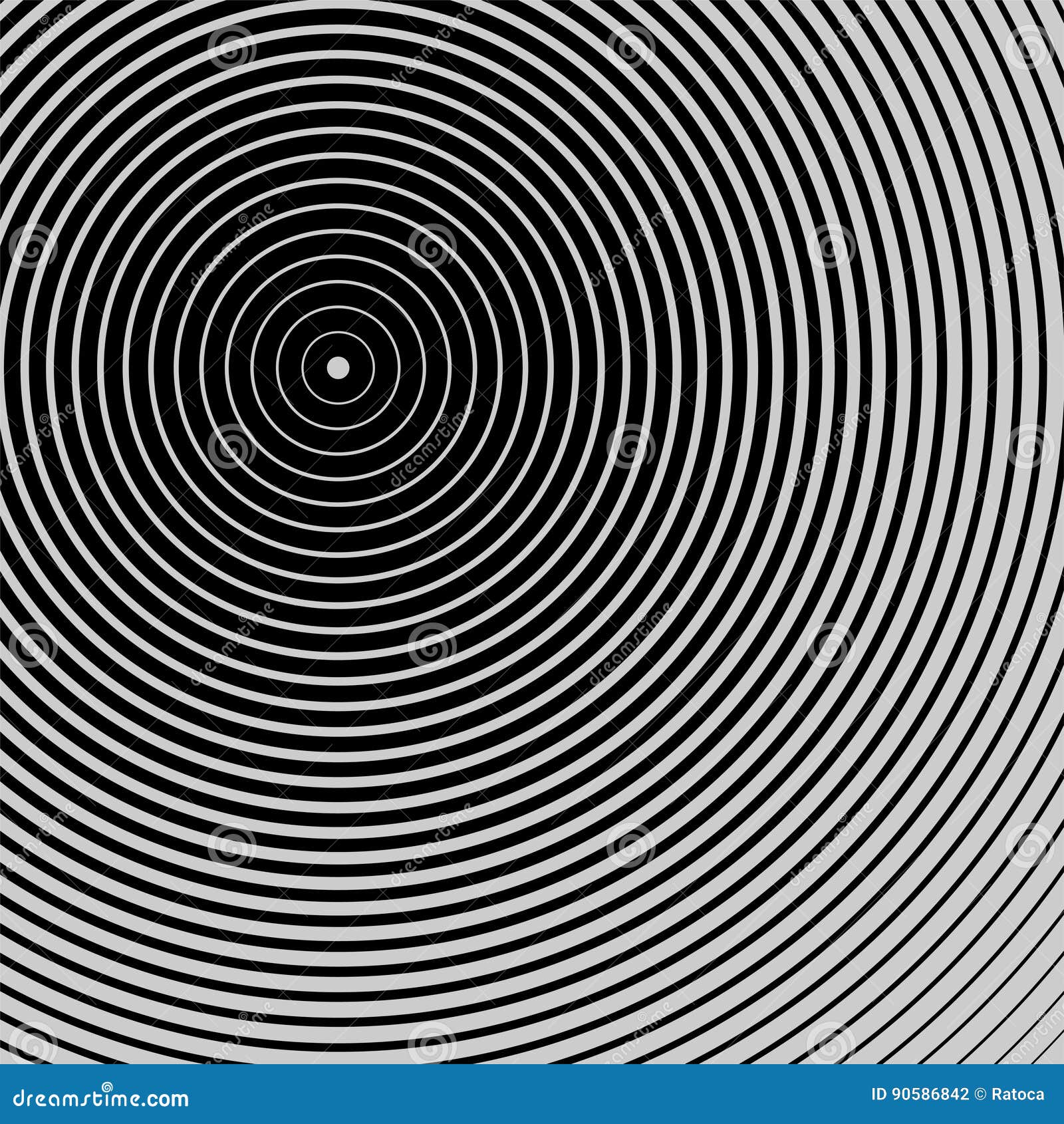 Creative Concentric Circles Background Stock Vector - Illustration of ...