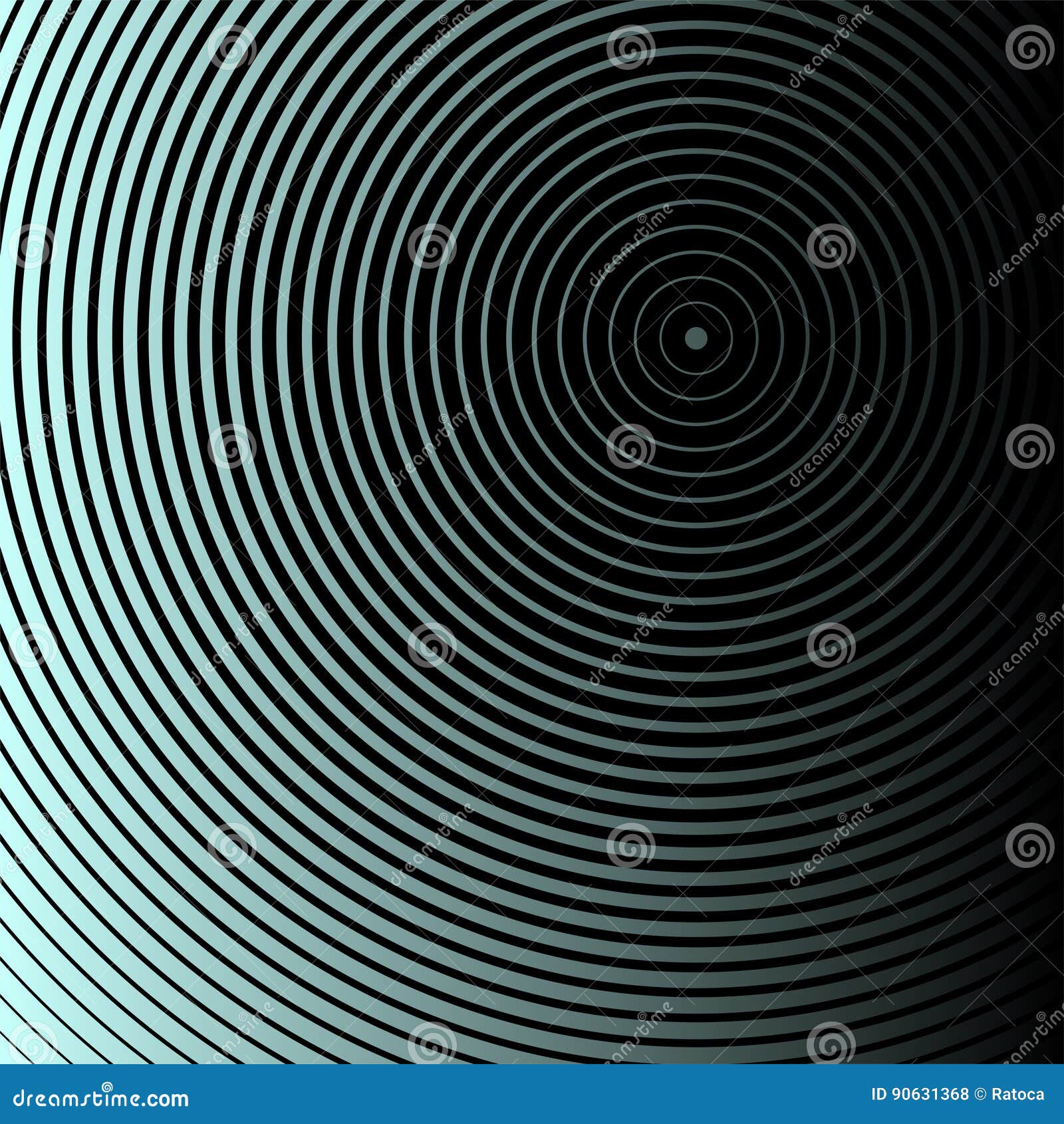 Creative Concentric Circles Background Stock Vector - Illustration of ...