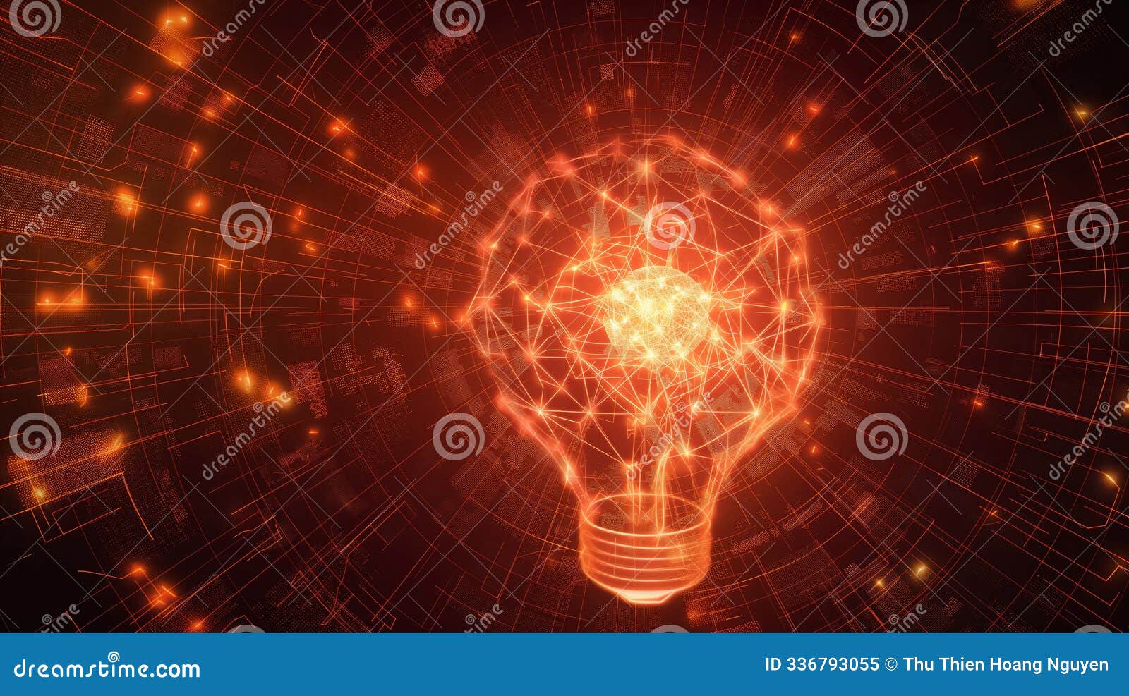 Creative Concept Art of Lights Stock Image - Image of future, idea ...