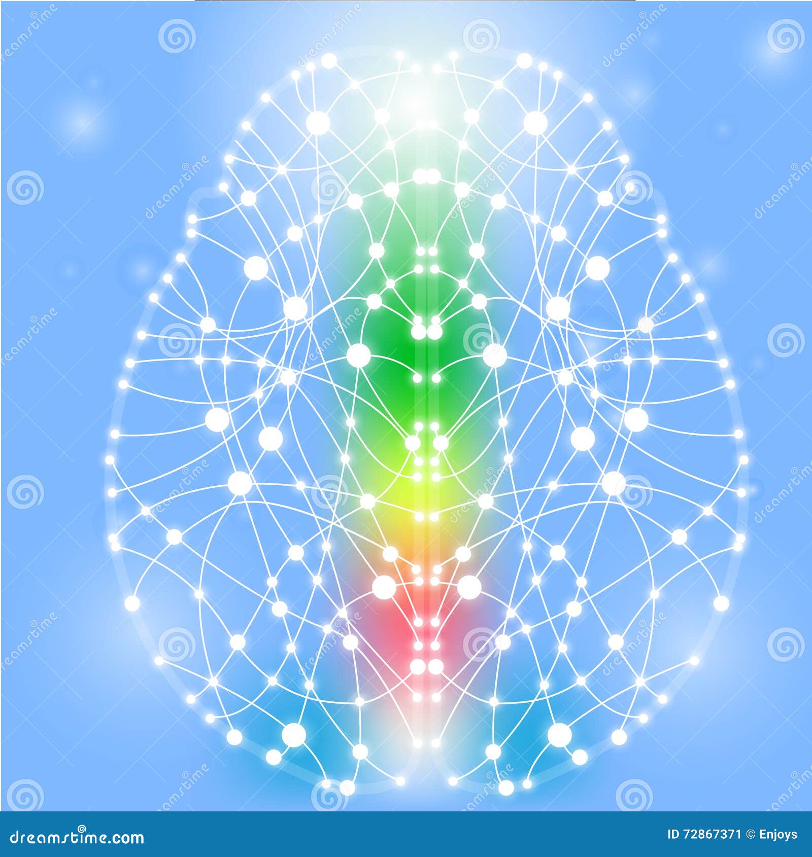 Creative Concept of the Brain, Illustration Stock Illustration ...