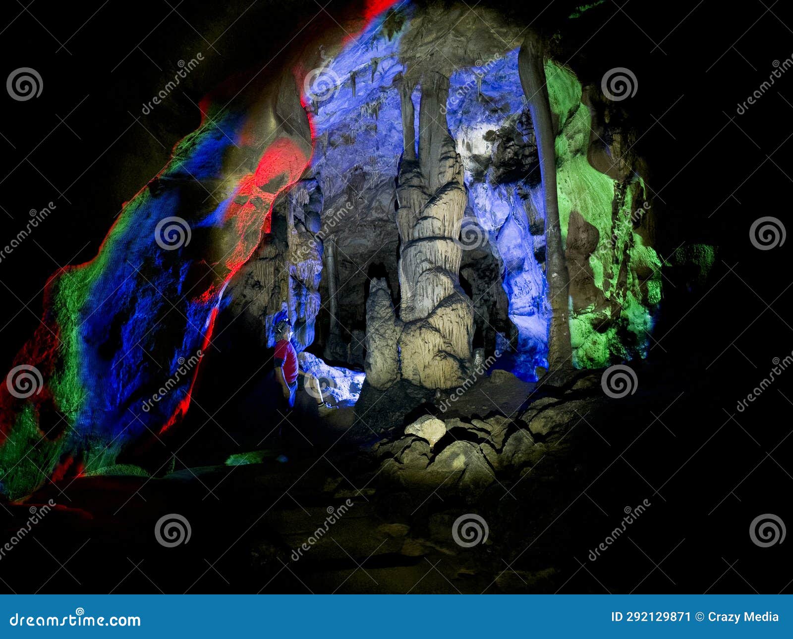 Creative Concept Created with Cave Interior Texture, Stalactites ...