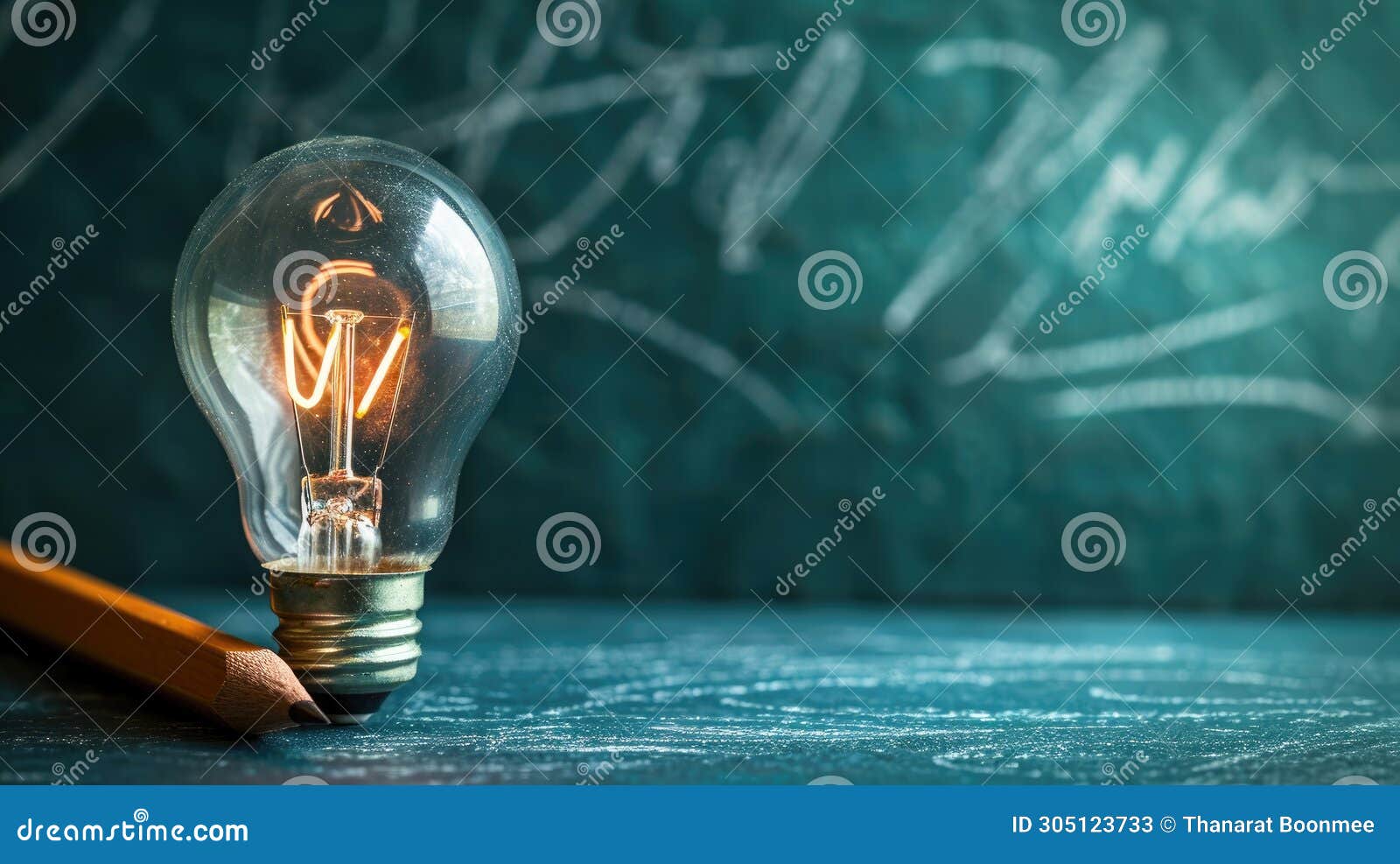 A Creative Concept of Drawing and Writing with a Lightbulb Attached To ...