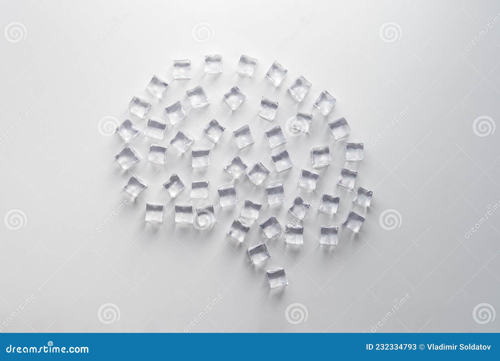 Frozen Brain Cryogenic Concept. Cerebellum. Human Brain Freeze 3D ...