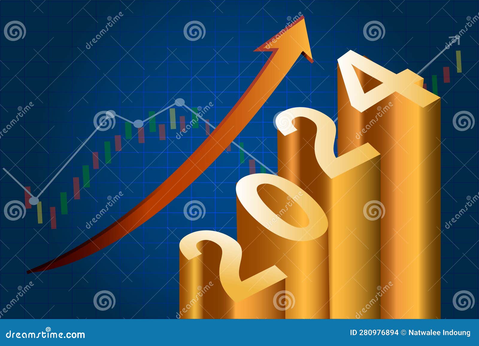 Creative Concept and Futuristic Resolution Plan for 2024 New Year. 2024 ...