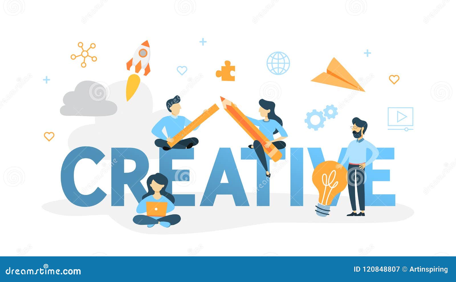 Creative Concept Illustration Stock Vector - Illustration of ...
