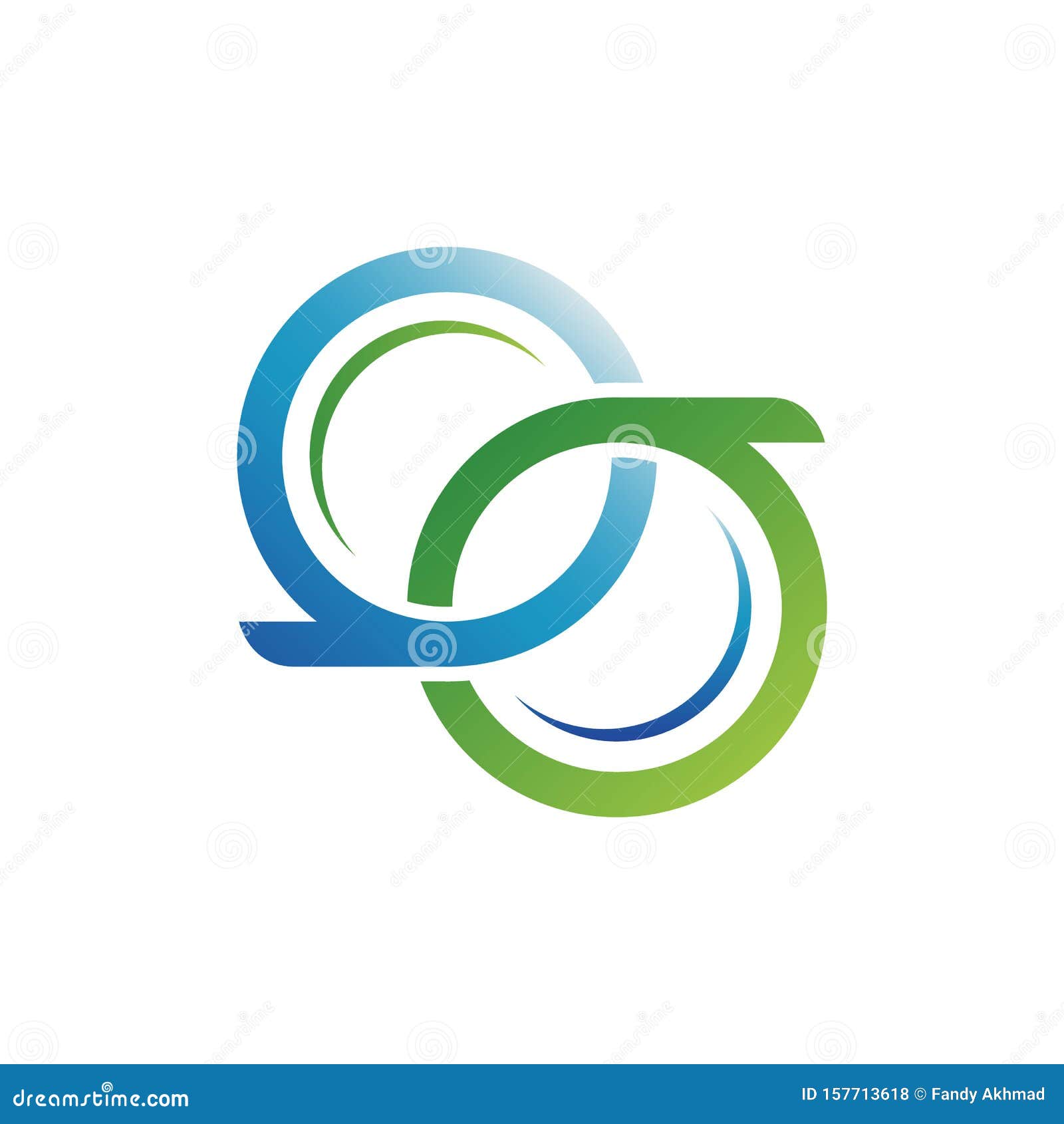 Creative Concept of Infinity Logo Design Vector Illustrations Stock ...