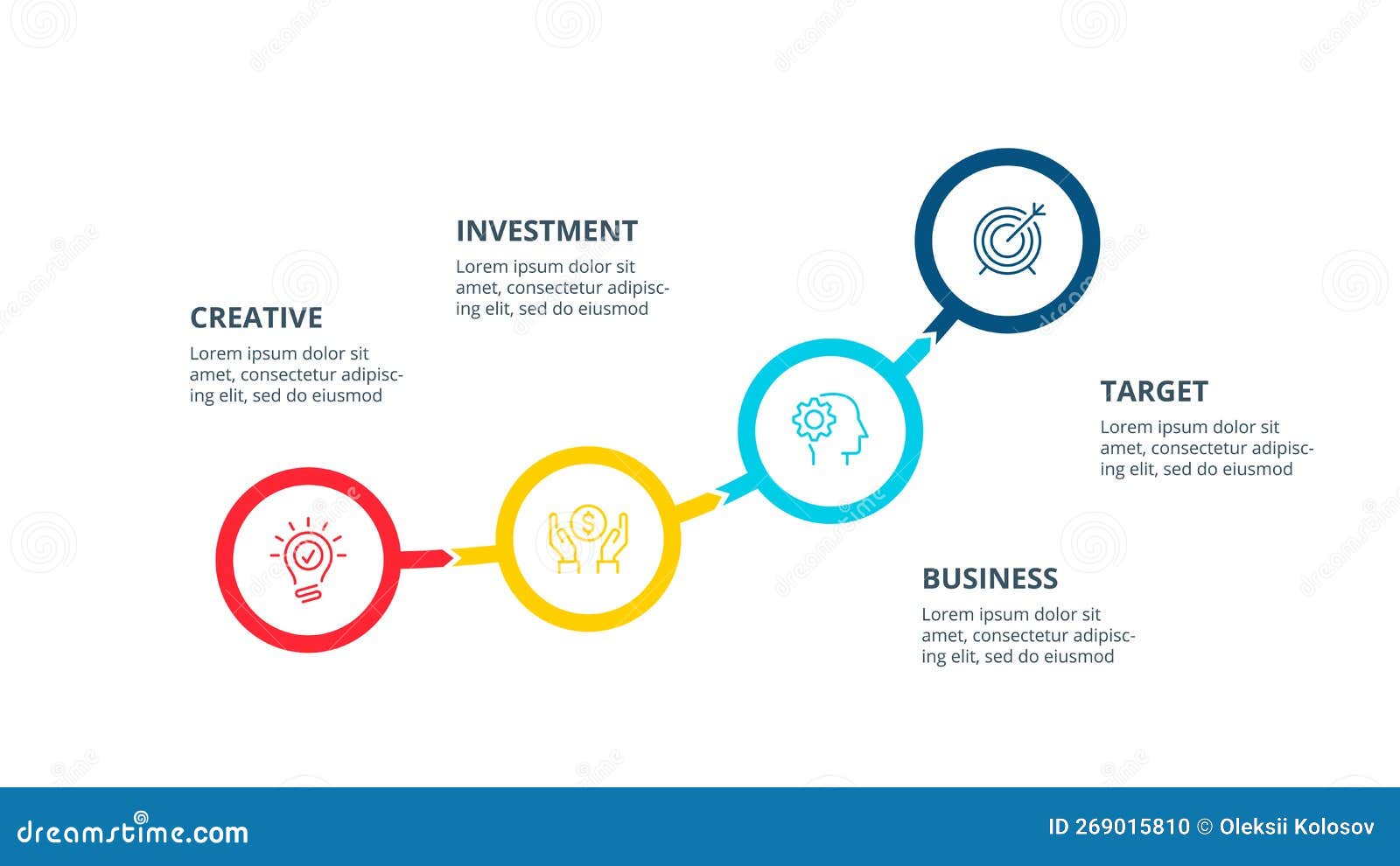 Creative Concept for Infographic. Process Chart Stock Vector ...