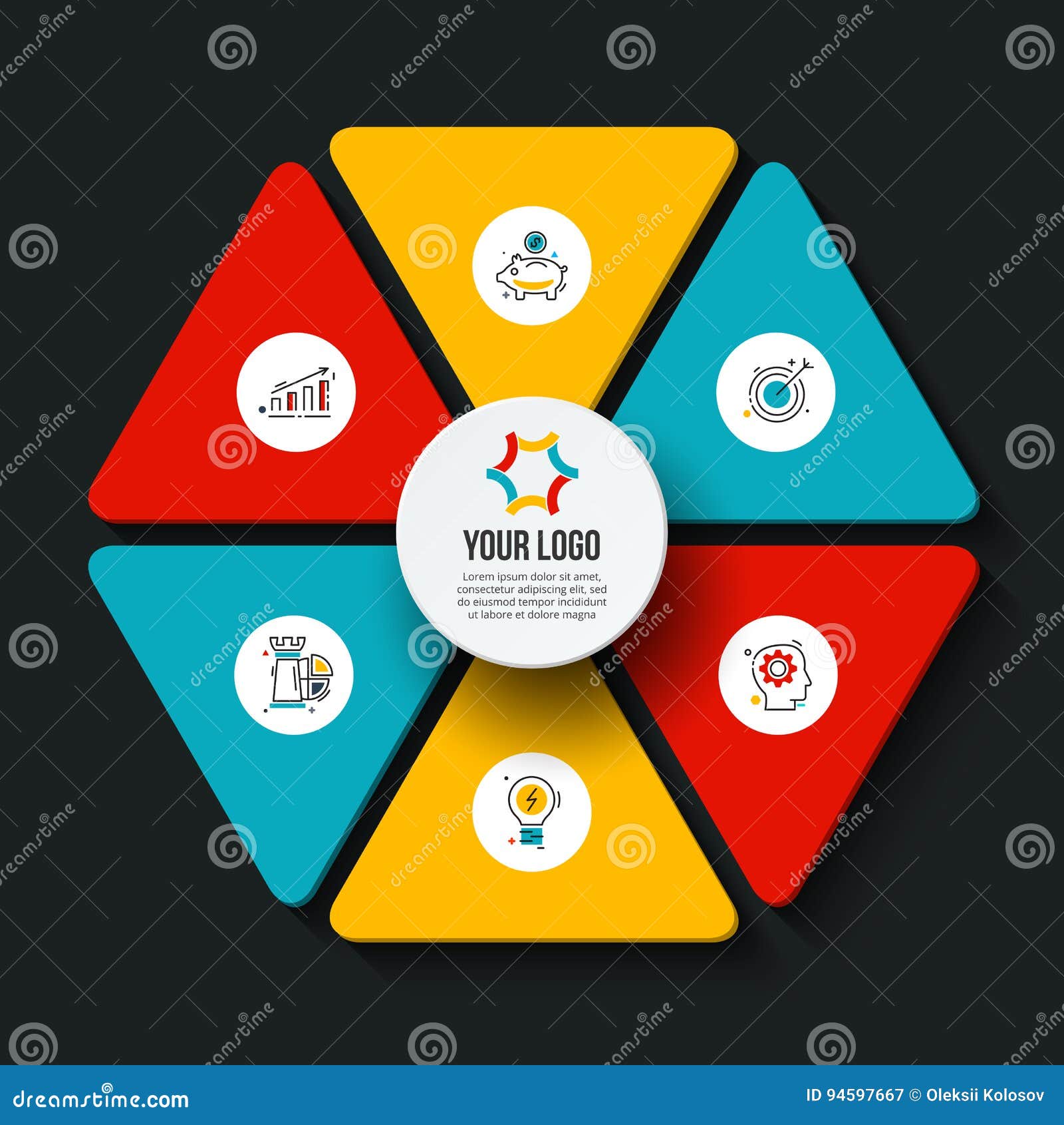 Creative Concept for Infographic. Stock Vector - Illustration of data ...