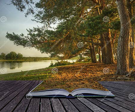 Creative Concept of Magical Fantasy Book Stock Image - Image of fantasy ...