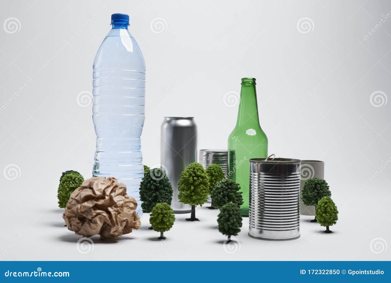Creative Concept of Recycling Stock Photo - Image of recycling ...