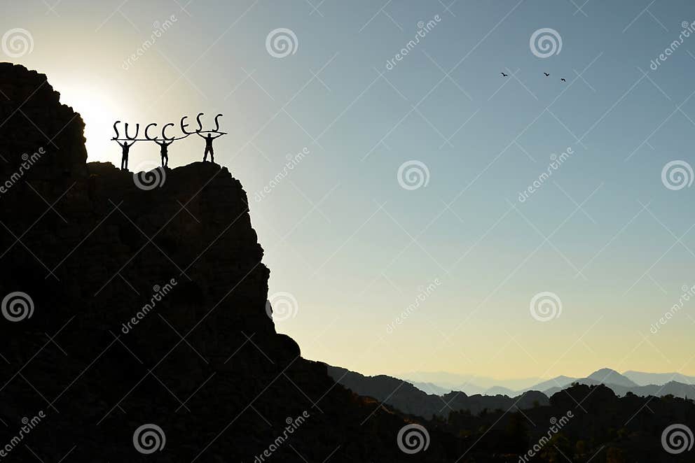 Creative Concept of Successful and Hard Working Team Stock Image ...