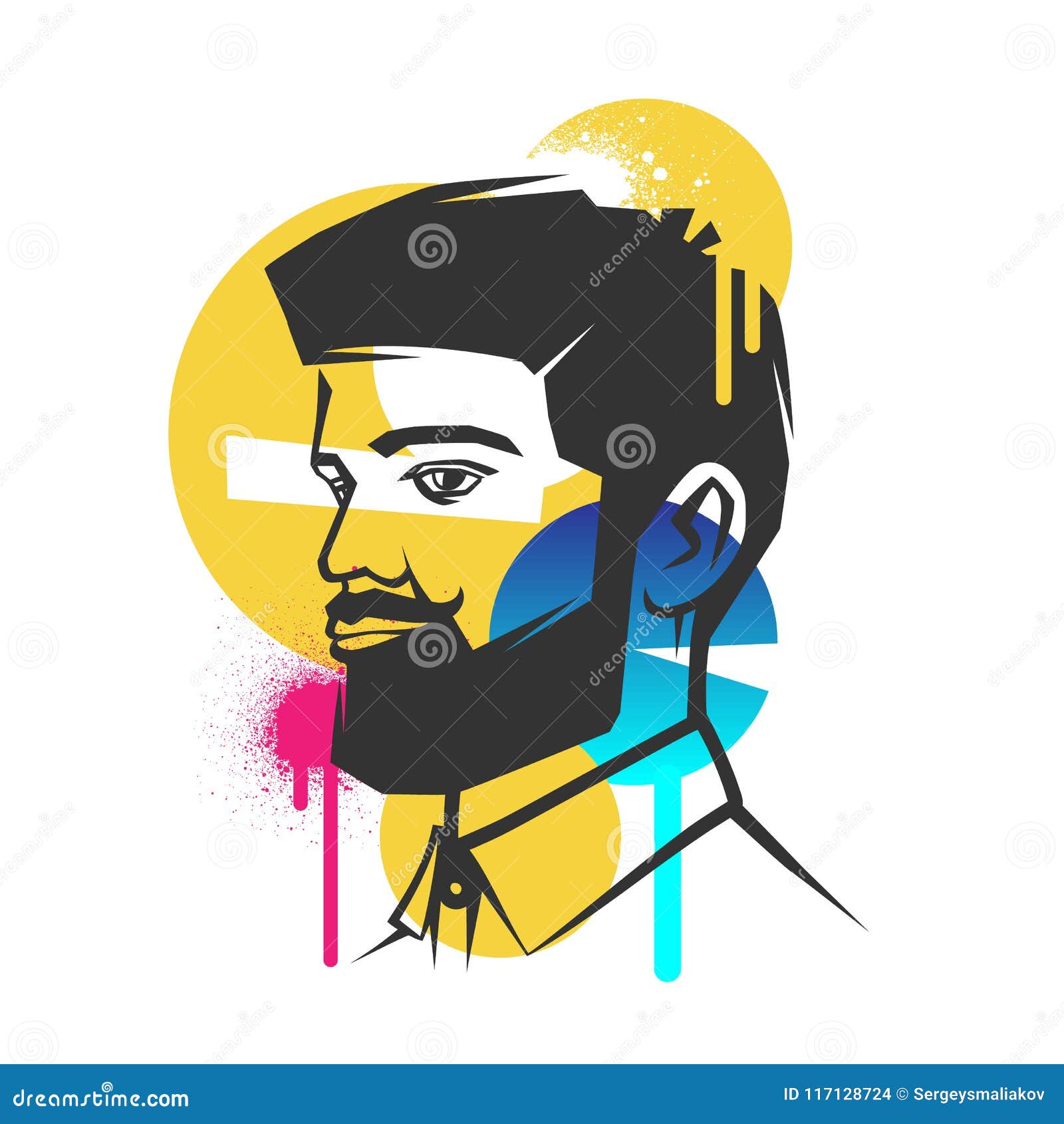 Creative Concepts of a Face. Stock Vector - Illustration of design ...