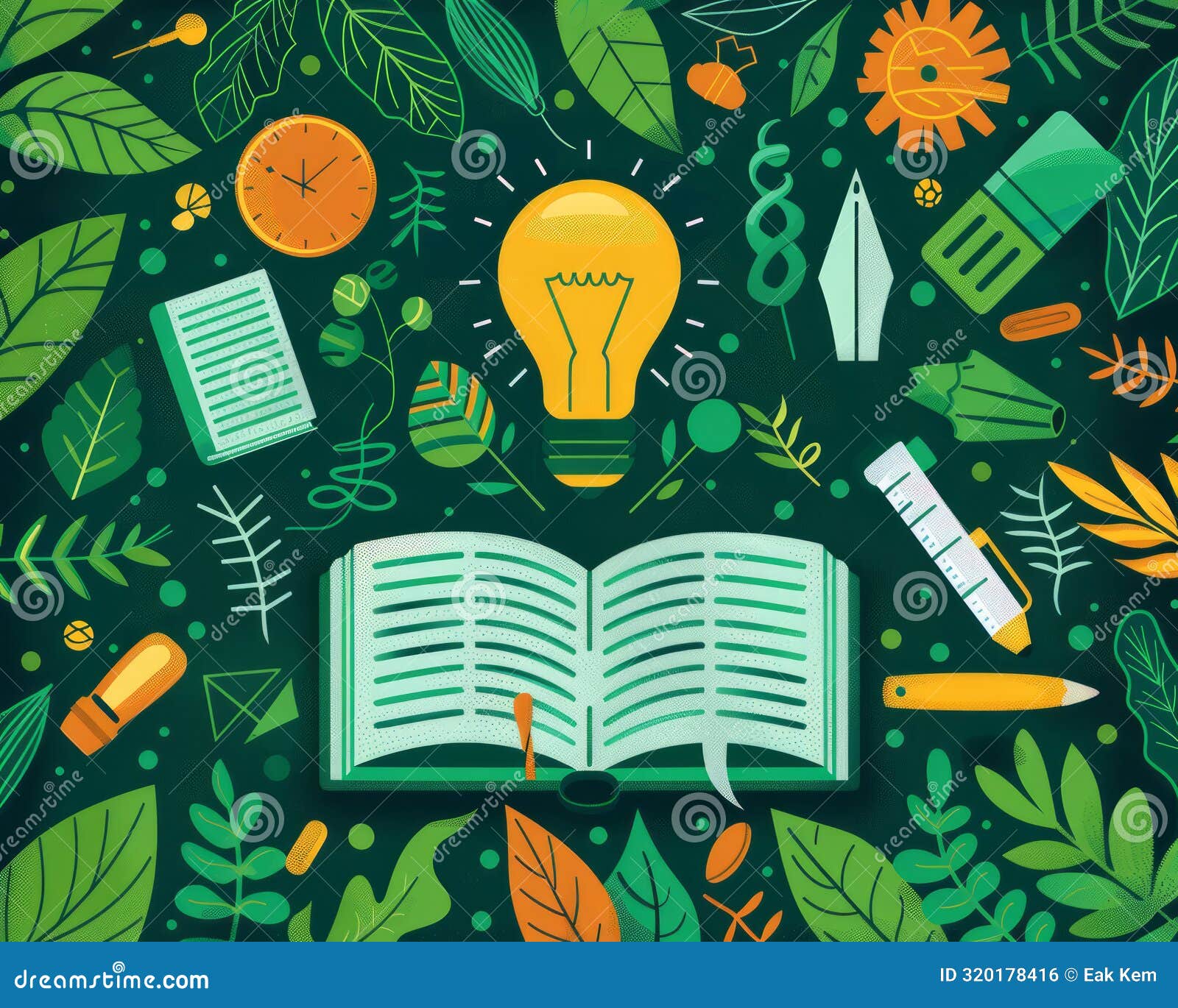 Creative Concepts Illustrations of Innovative Ideas and Academic Tools ...