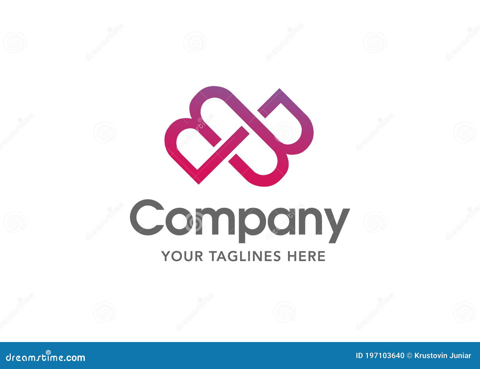 Creative Connected Letter BB Logo Stock Vector - Illustration of human ...