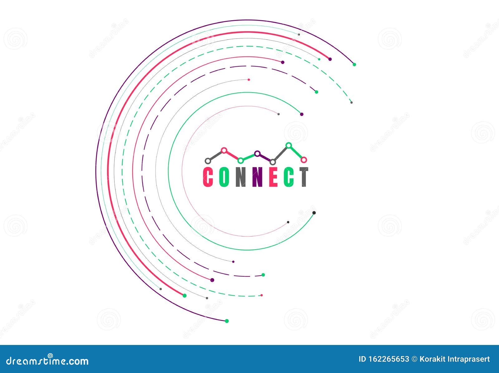 Creative Connection Icon Logo Design Made Stock Vector - Illustration ...
