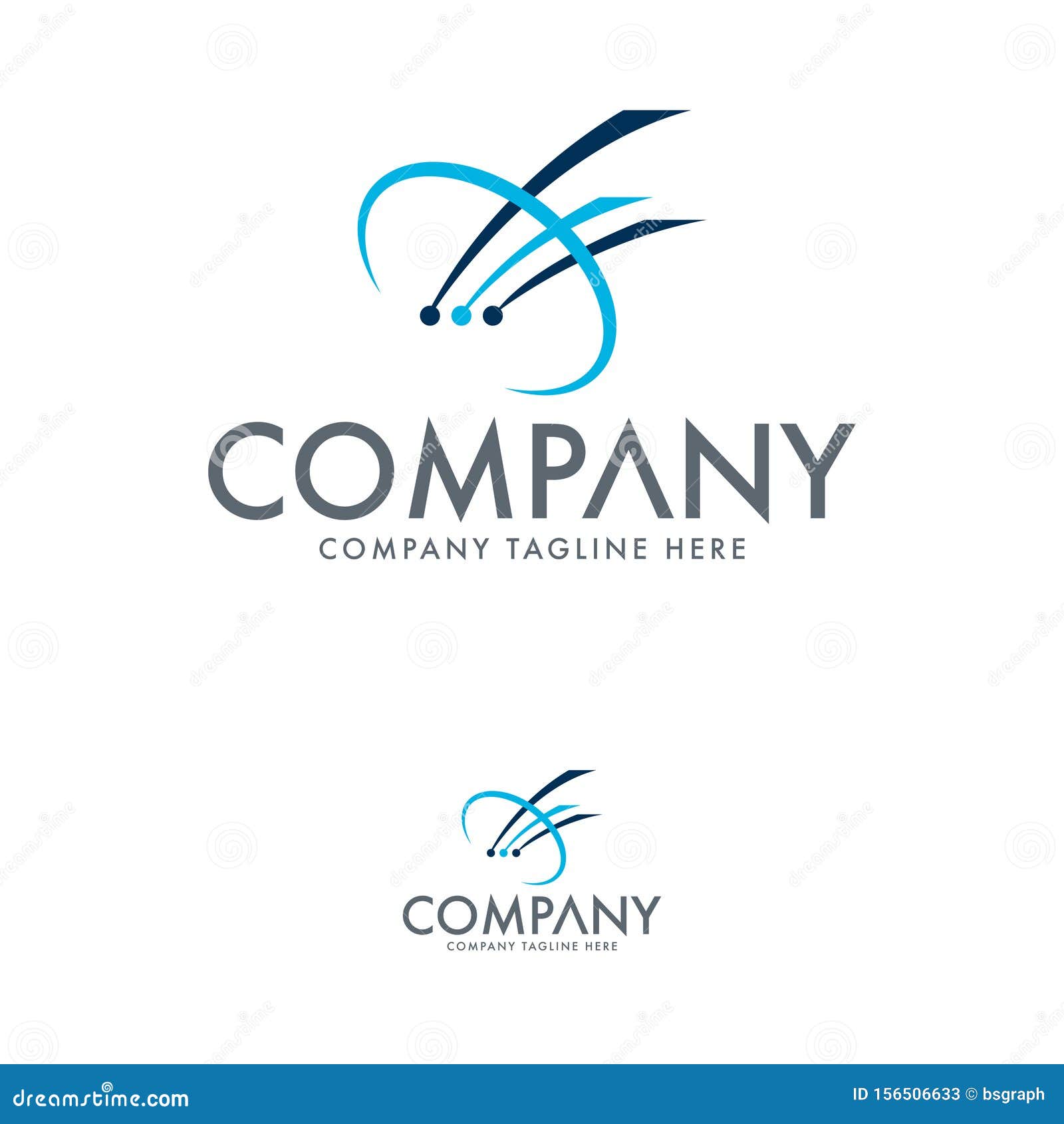 Creative Connection and Technology Logo Design Stock Illustration ...