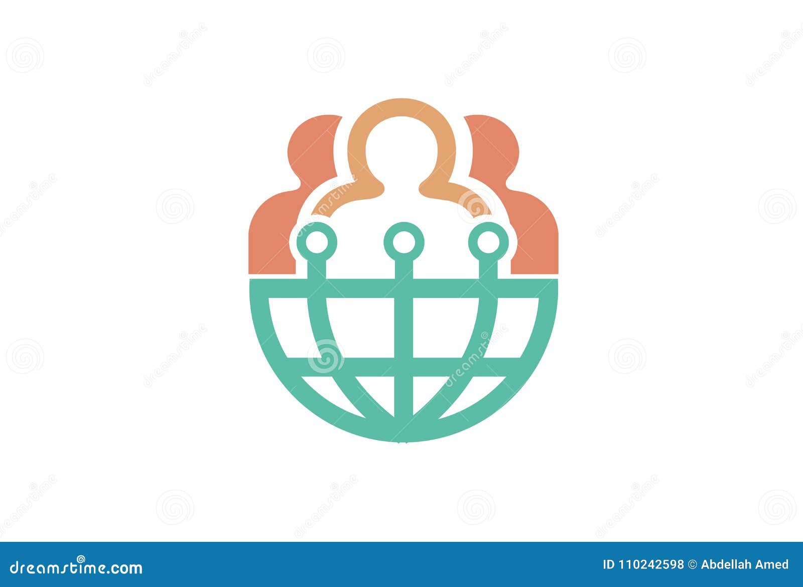 Creative Connection World Design Logo Stock Vector - Illustration of ...