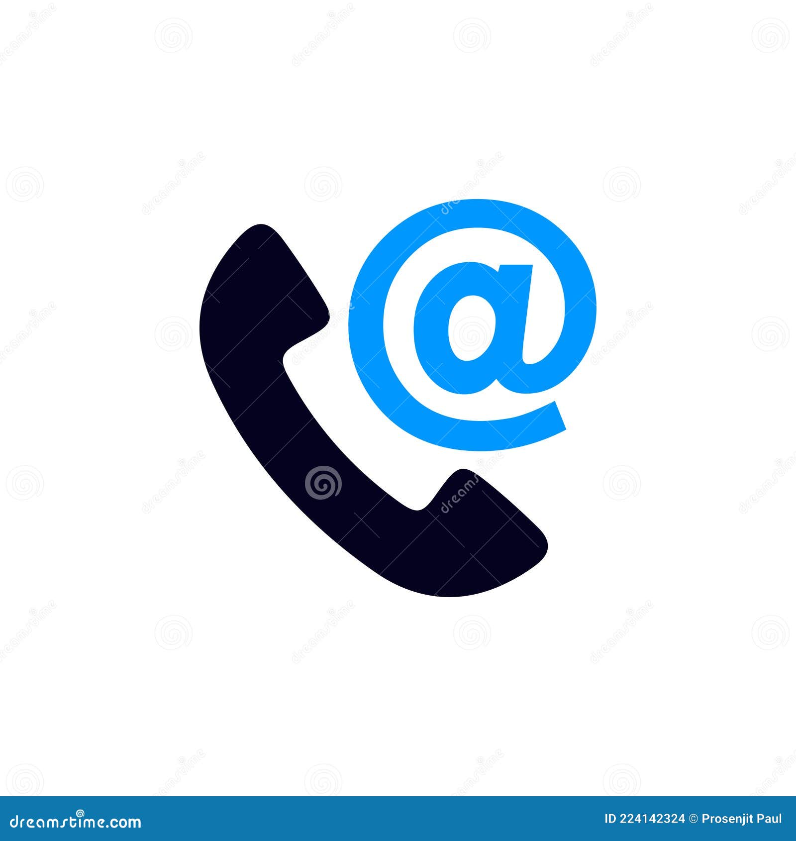 Creative Contact Us Icon Vector Stock Vector - Illustration of ...