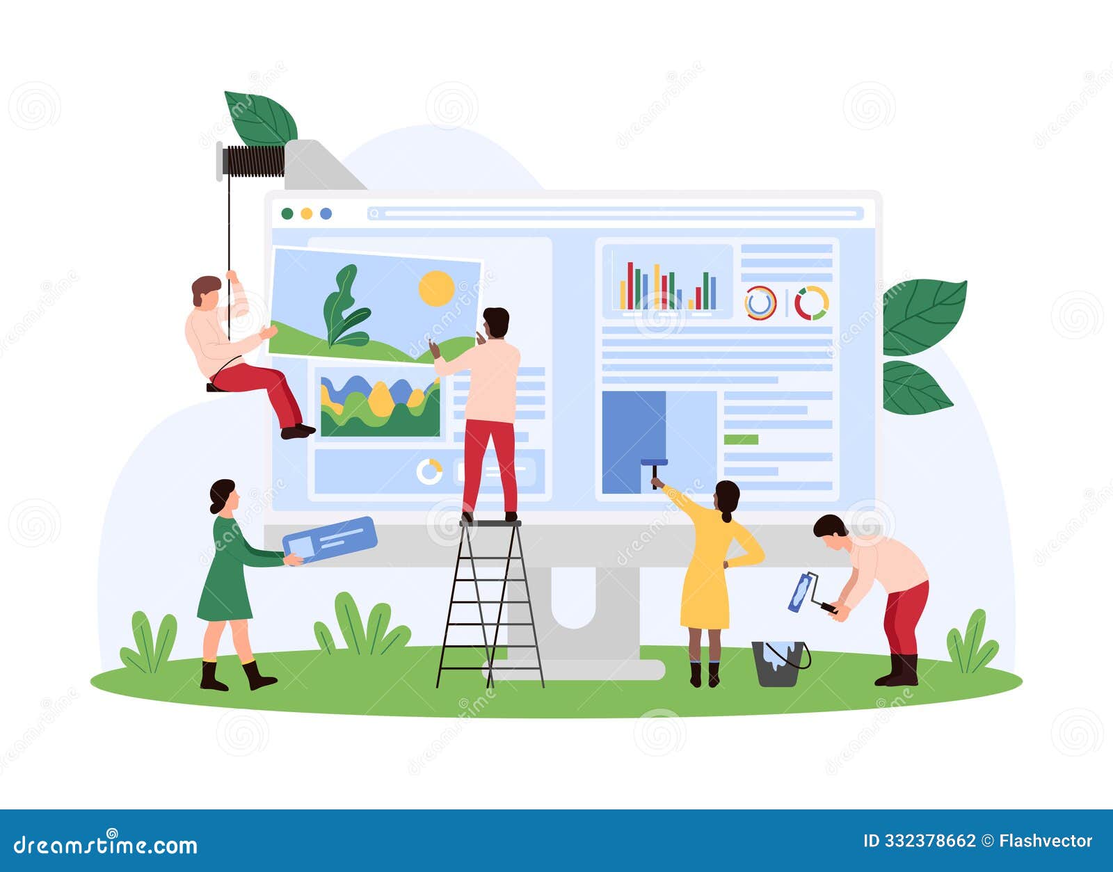 Creative Content Making, Website Development with Collaboration of ...