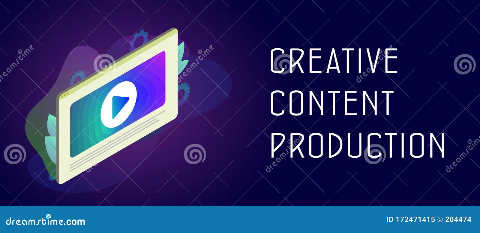 Creative Vlog Logo Design With People Silhouettes And Ribbon. Live ...