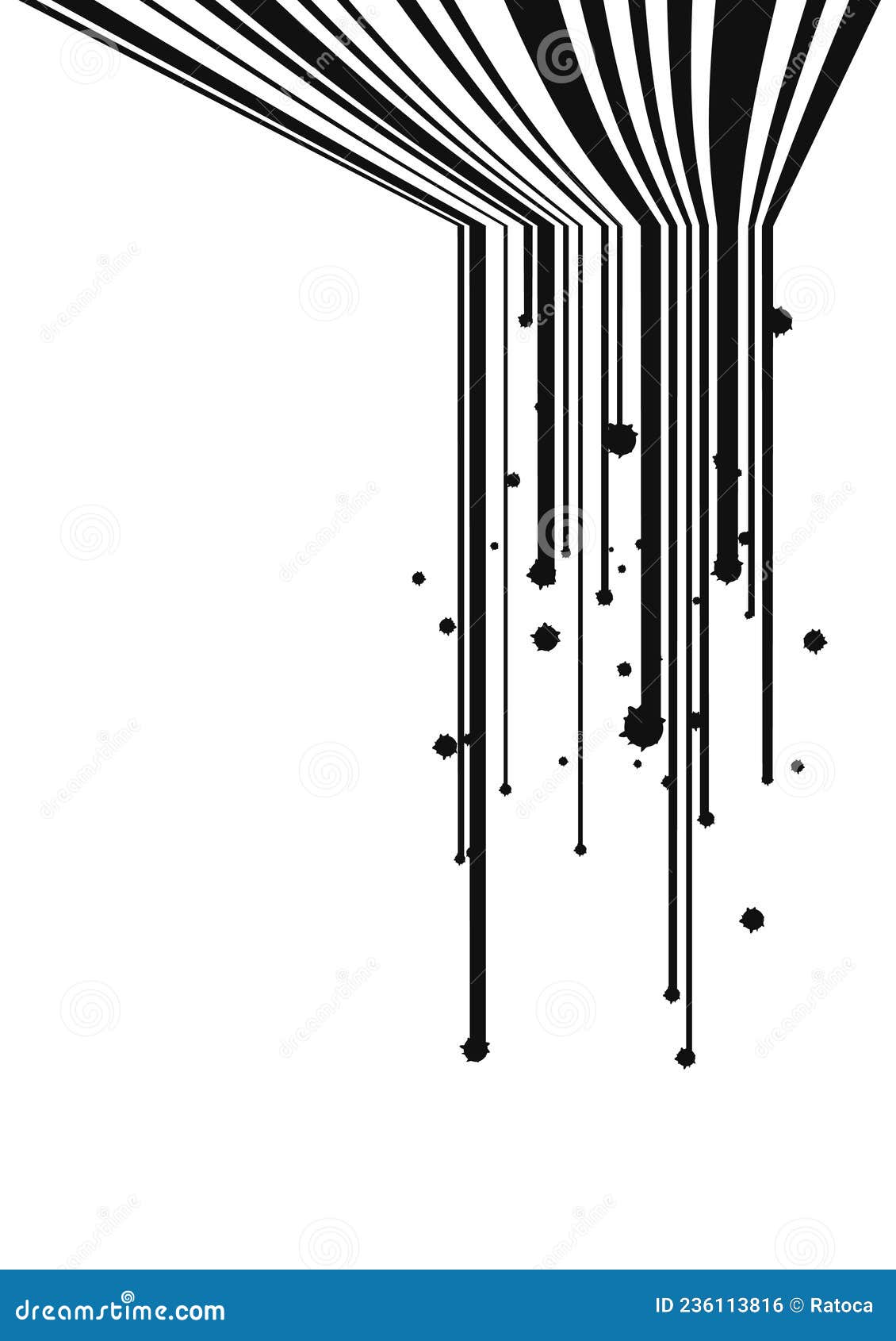 Drip art paint stock vector. Illustration of lines, abstract - 236113816