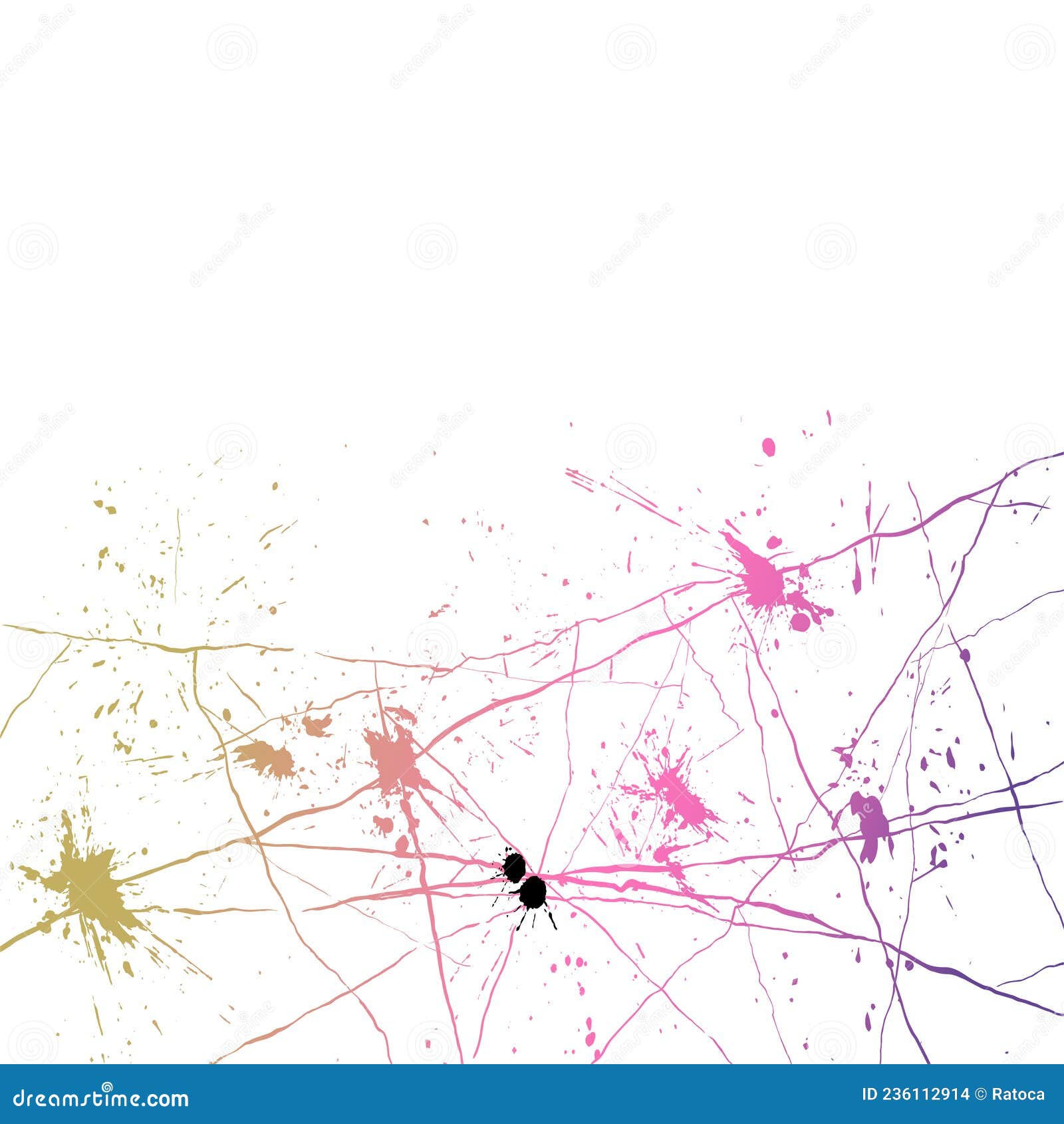 Design of Cool Ink Stains Background Stock Vector - Illustration of ...