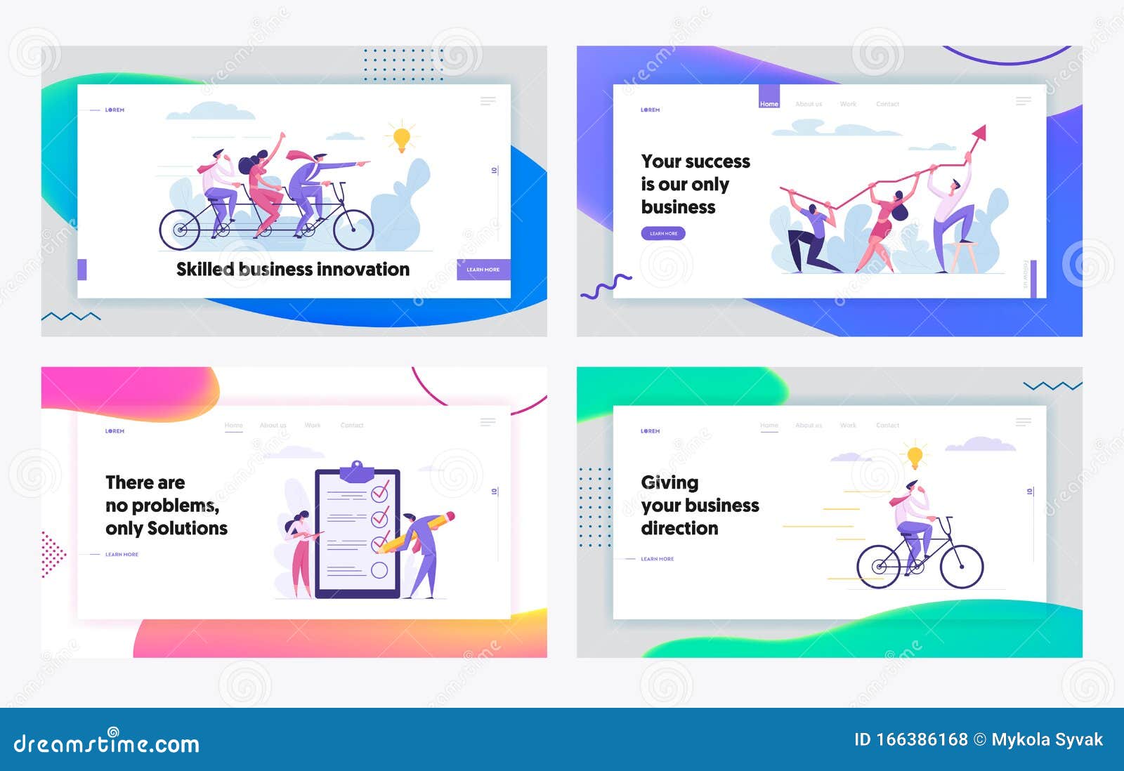 Creative Cooperation Developing Innovation Business Success Concept ...