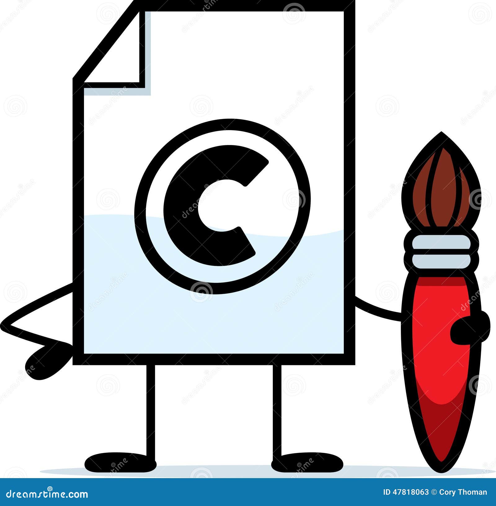 Creative Copyright stock vector. Illustration of copyright - 47818063
