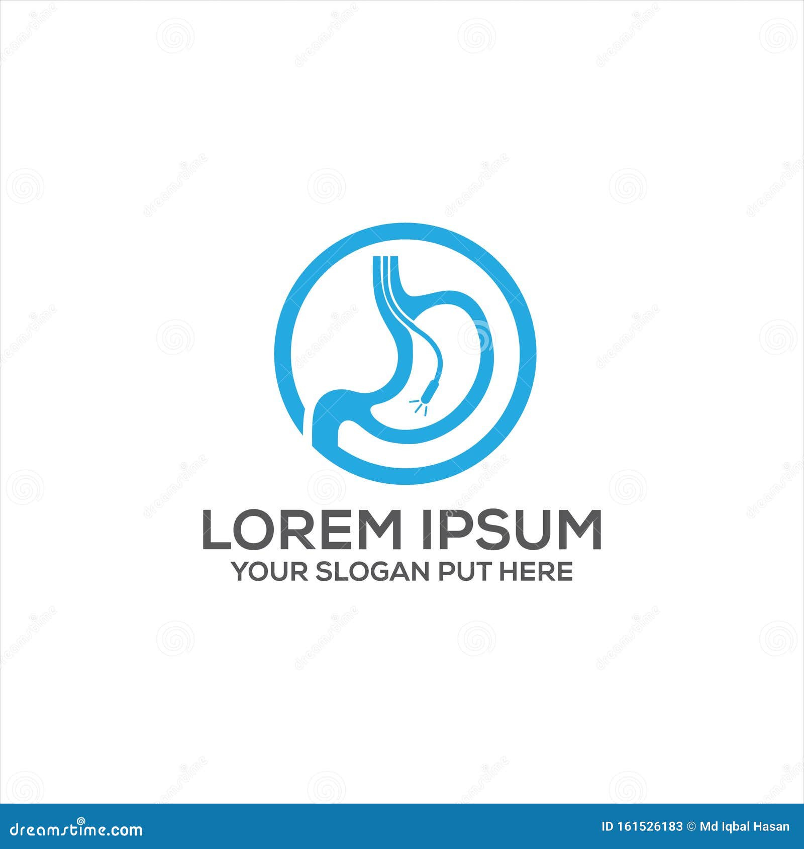 Creative & Modern Endoscopy Logo Design Template Stock Vector ...