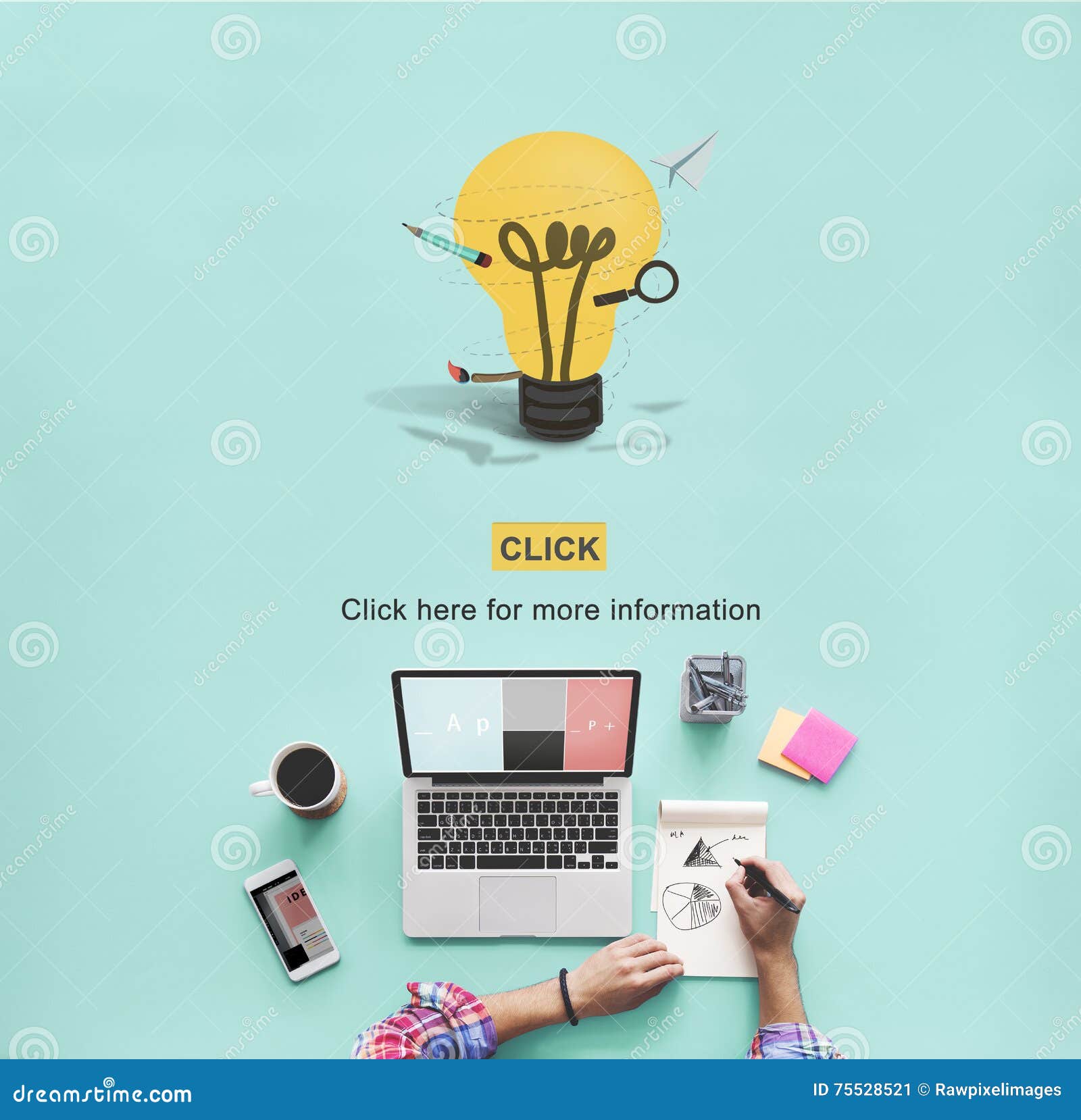 Ideas Innovation Indicates Innovations Inventions And Creativity Stock ...