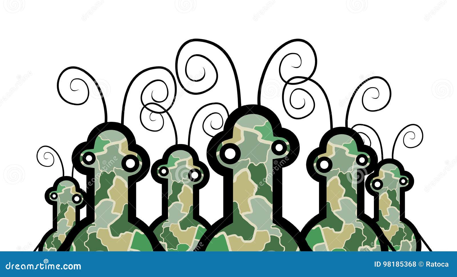 Creative Creatures Design Stock Image | CartoonDealer.com #147879901