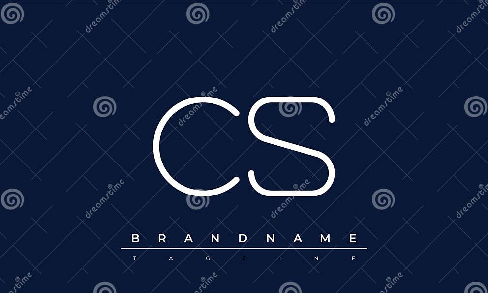 Creative CS Letter Initial Logo Vector Image Stock Vector ...