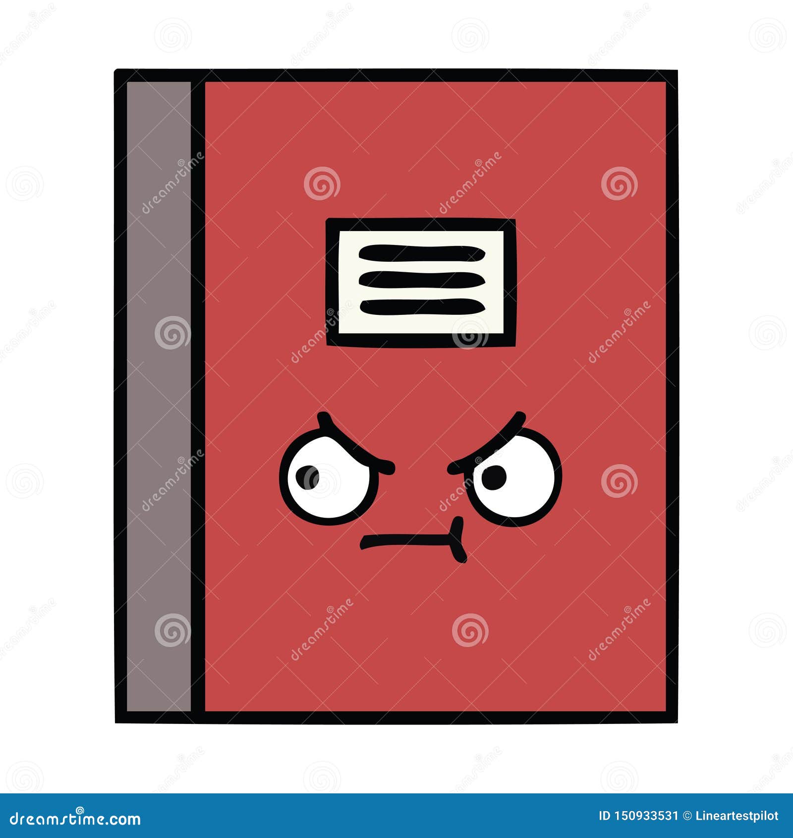 A Creative Cute Cartoon Notebook Stock Vector - Illustration of drawing ...