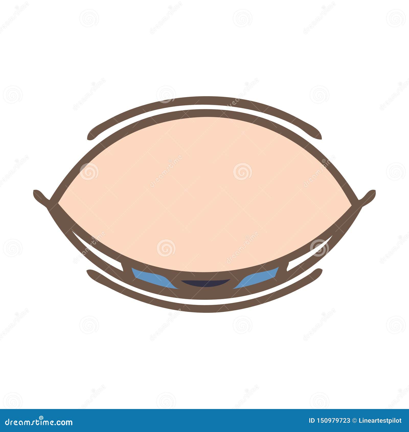 A Creative Cute Cartoon Sleeping Eye Stock Vector - Illustration of ...
