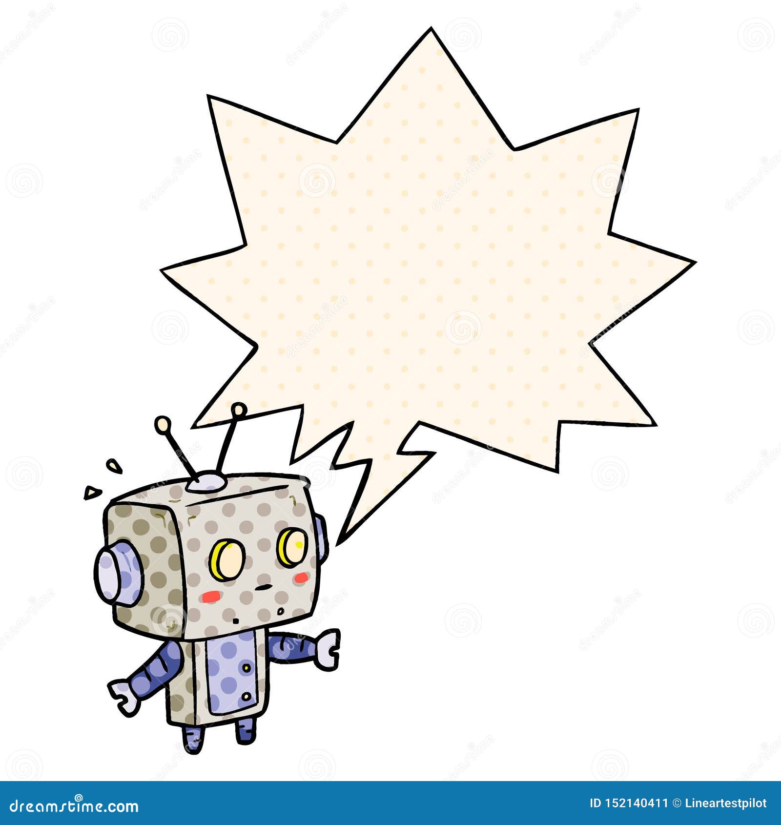 Surprised Robot Face Background Stock Image | CartoonDealer.com #72187627