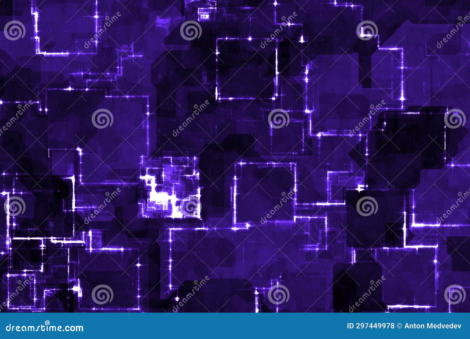 Creative Cute Purple Technological Optic Lights Computer Art Texture ...