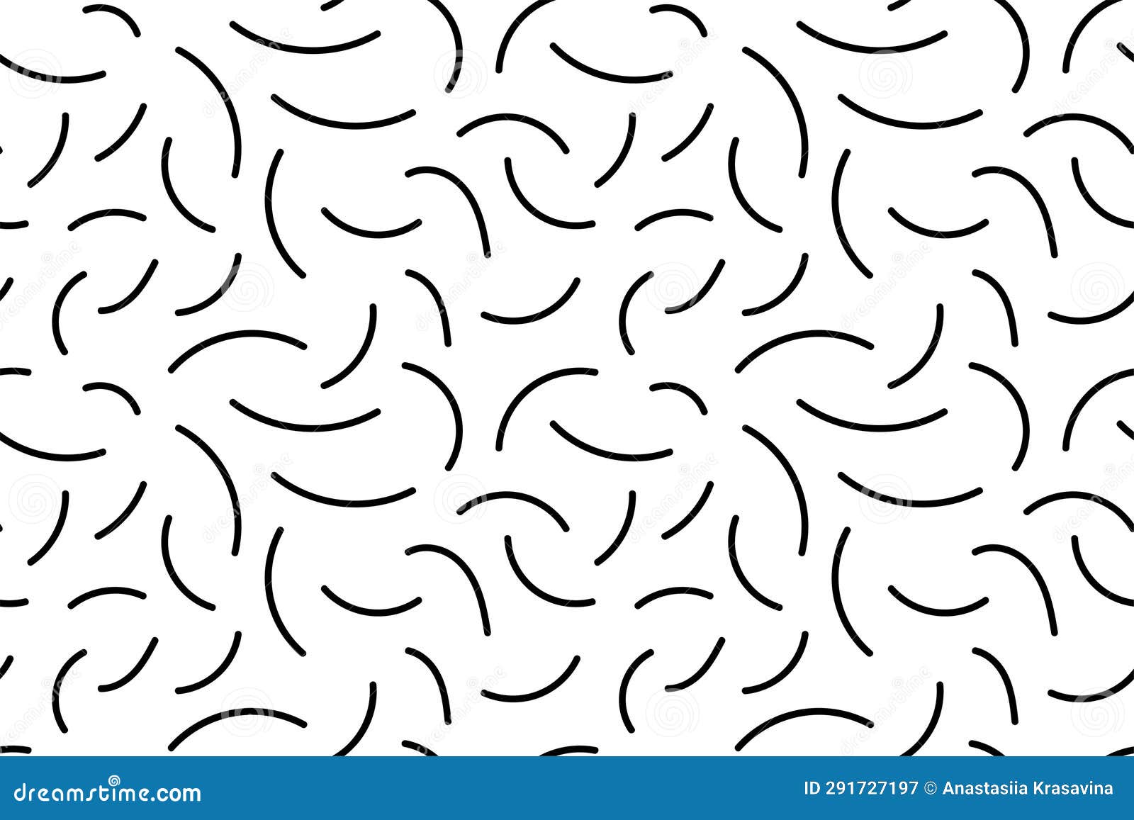 Creative Cute Squiggle Print with Black and White Abstract Squiggles ...