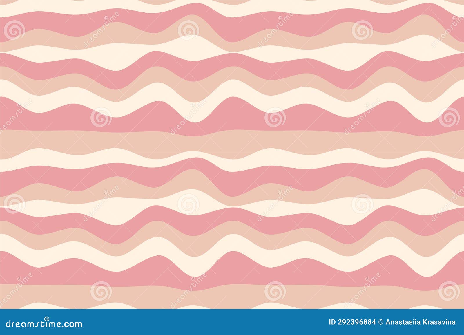 Creative Cute Squiggle Print with Colored Abstract Squiggles. Seamless ...